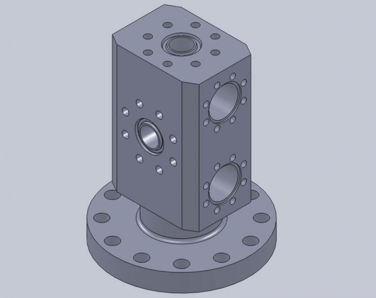 Water injection wellhead and christmas tree