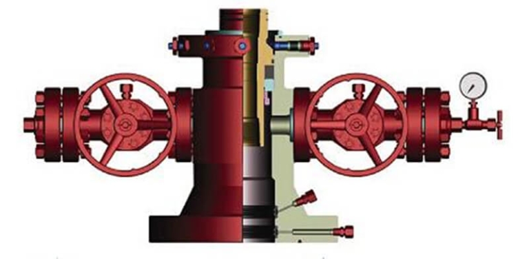 replace the wing valve of the tubing head in a narrow space at Offshore ...